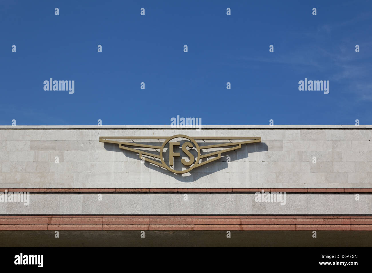 Sign on St Lucia station Venice Stock Photo - Alamy