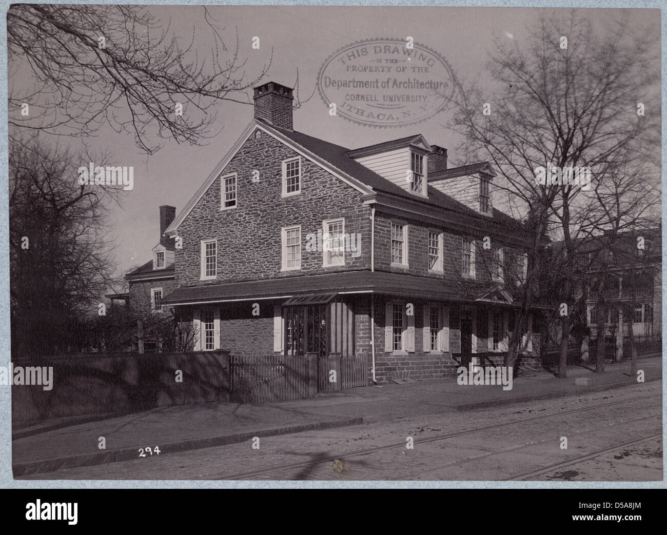 This image depicts a historic residence located in Germantown ...