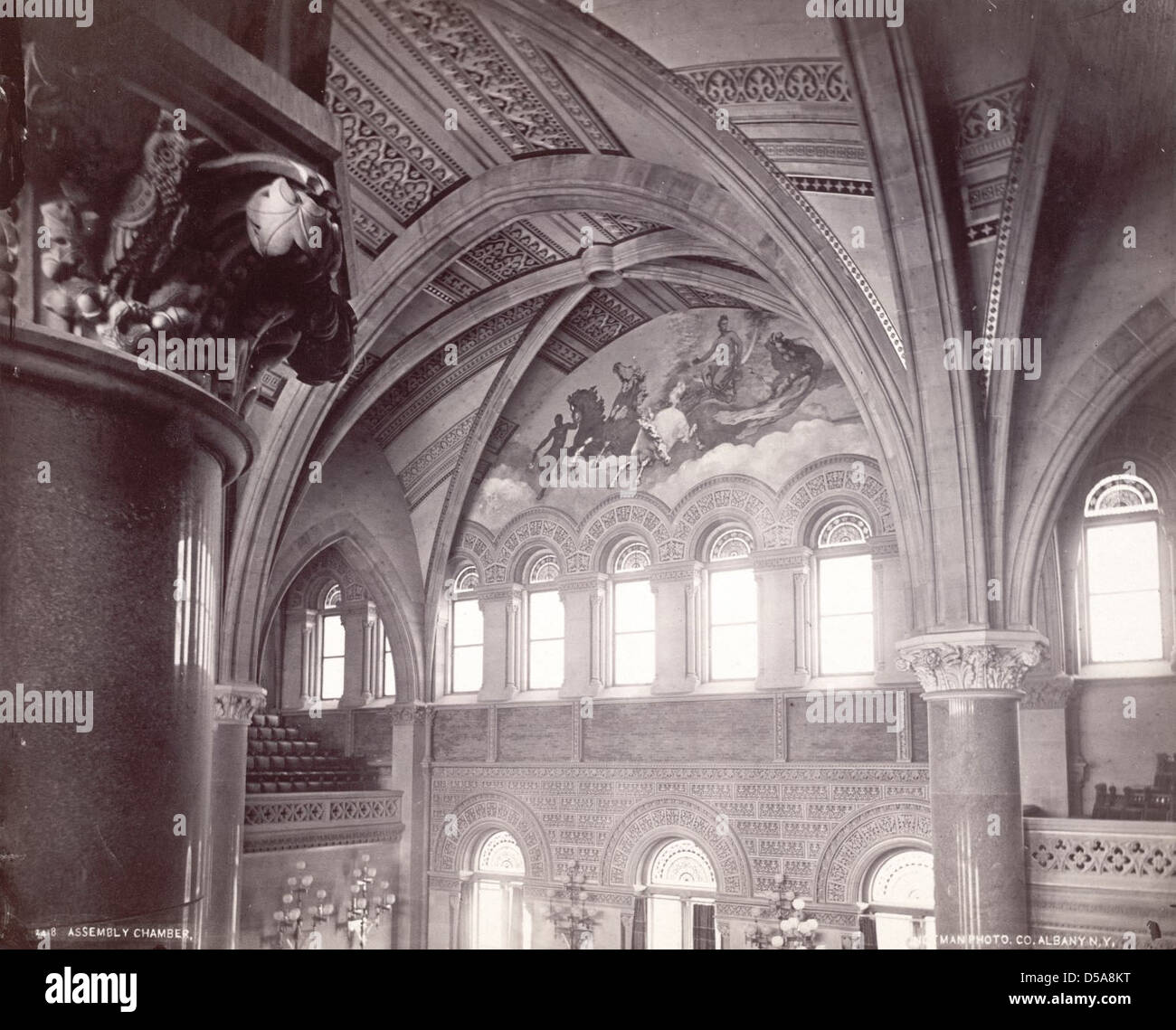 New york state capitol assembly chamber hi-res stock photography and ...