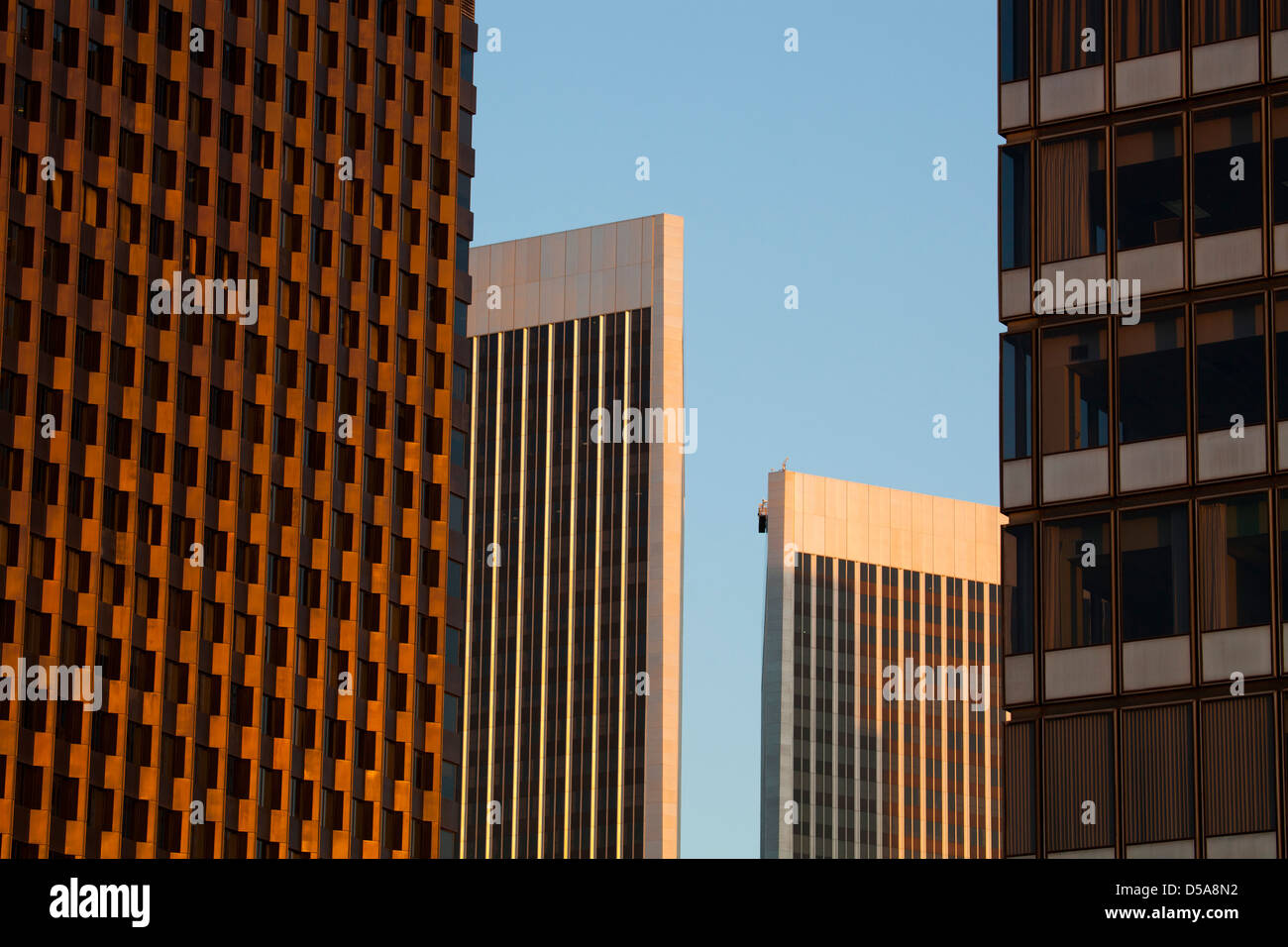 Details of Buildings, Century City, Los Angeles County, California ...