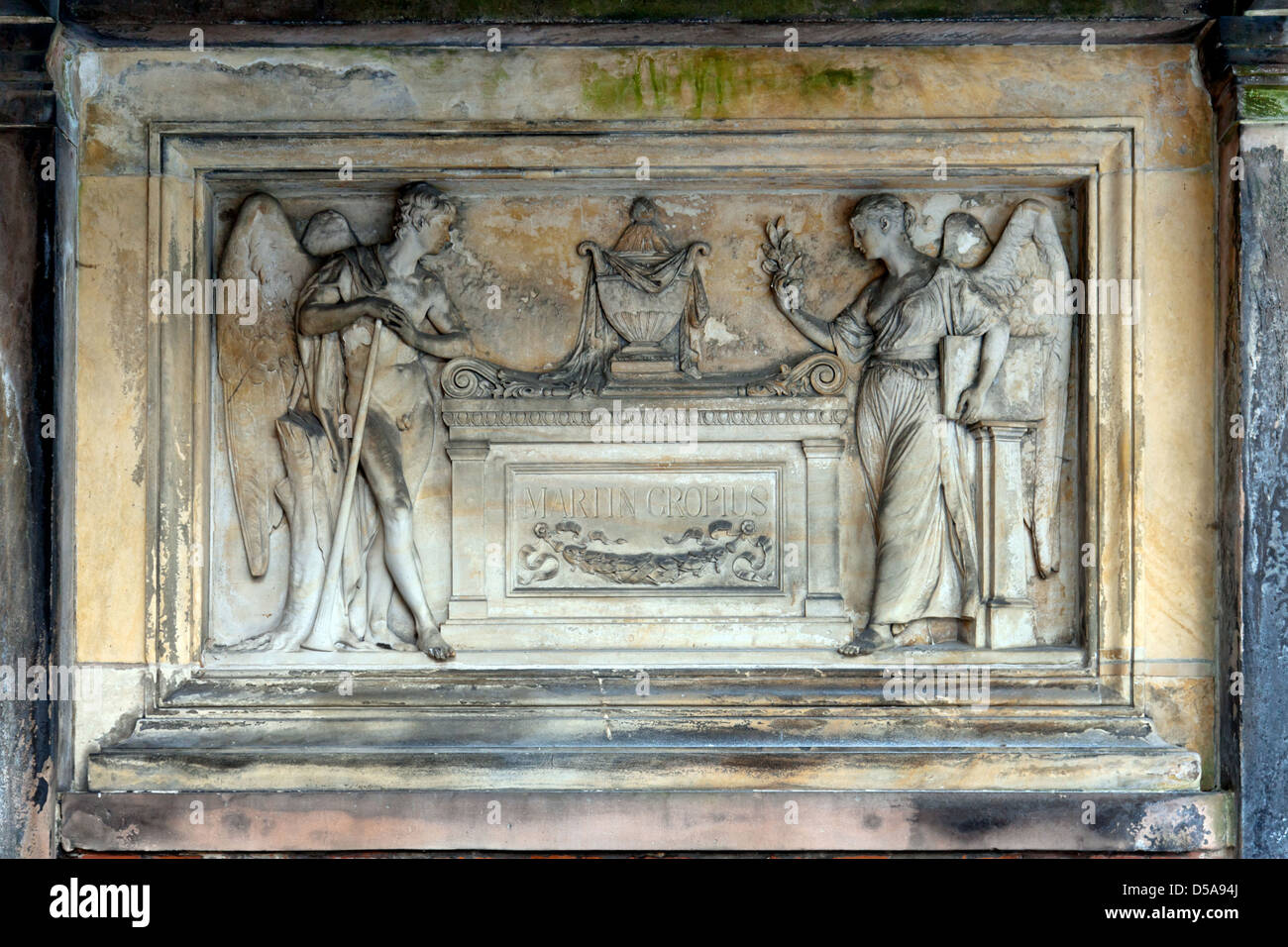 Berlin, Germany, grave of the architect Martin Carl Philipp Gropius ...