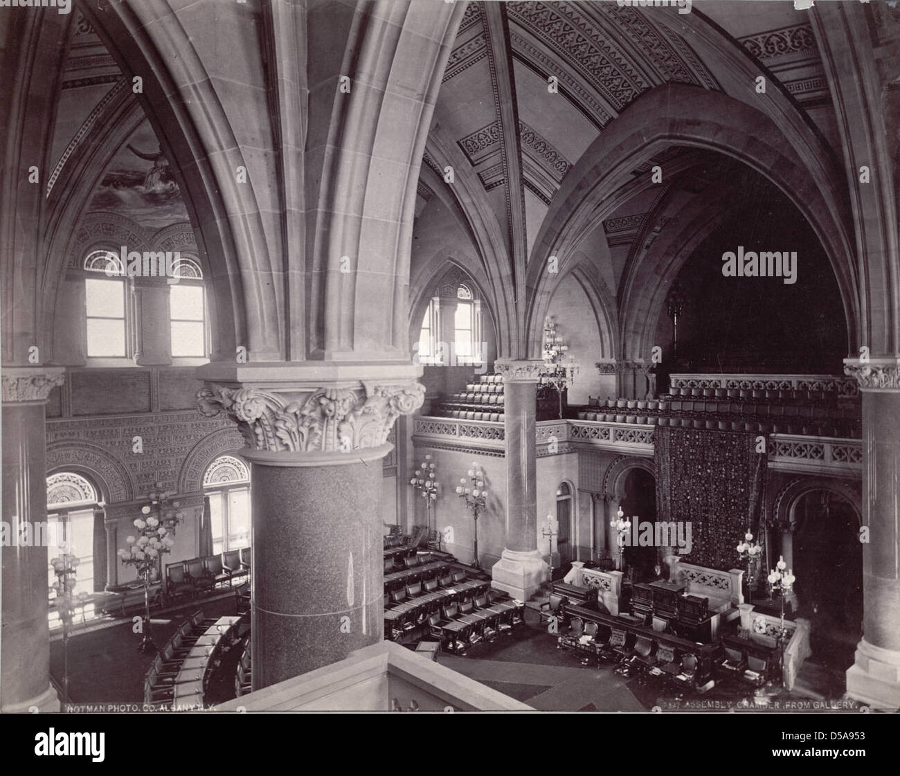New york state capitol assembly chamber hi-res stock photography and ...