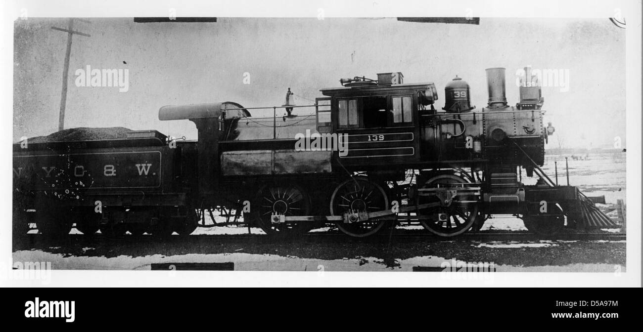Engine #139 from the New York, Ontario, and Western Railway, circa 1894 ...