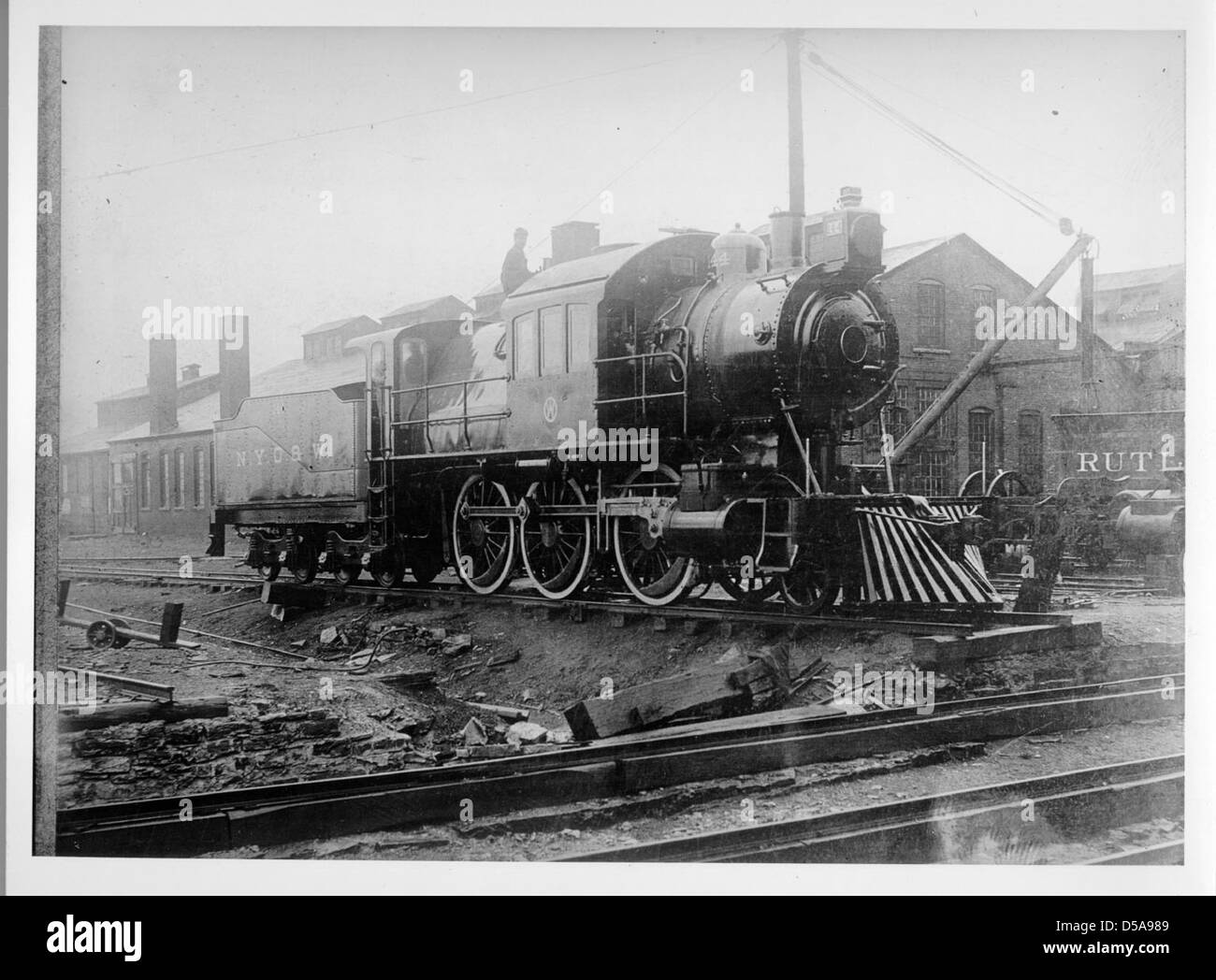 O&W Engine #144, part of the New York, Ontario, and Western Railway Co ...