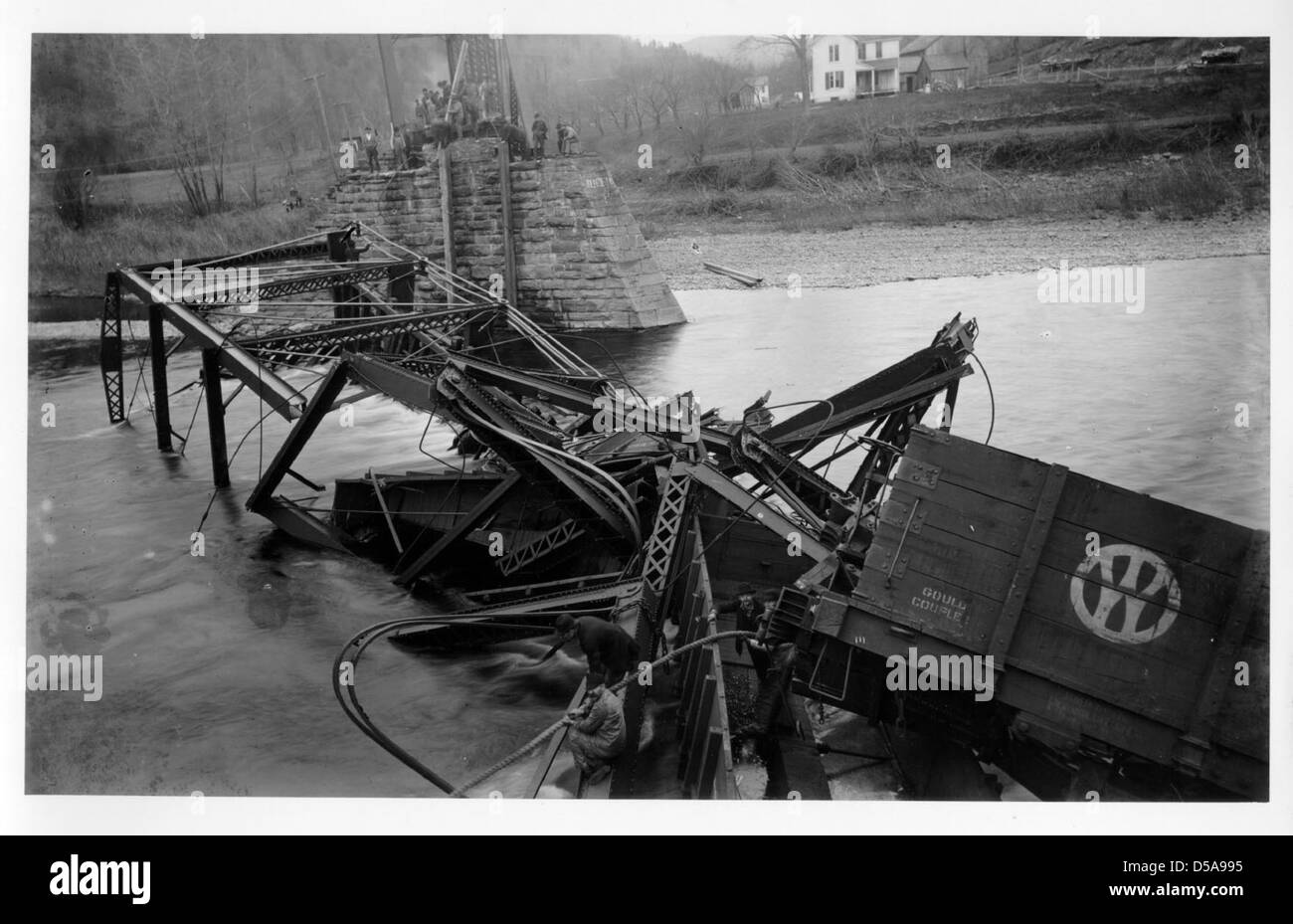 Early railway accident Black and White Stock Photos & Images - Alamy