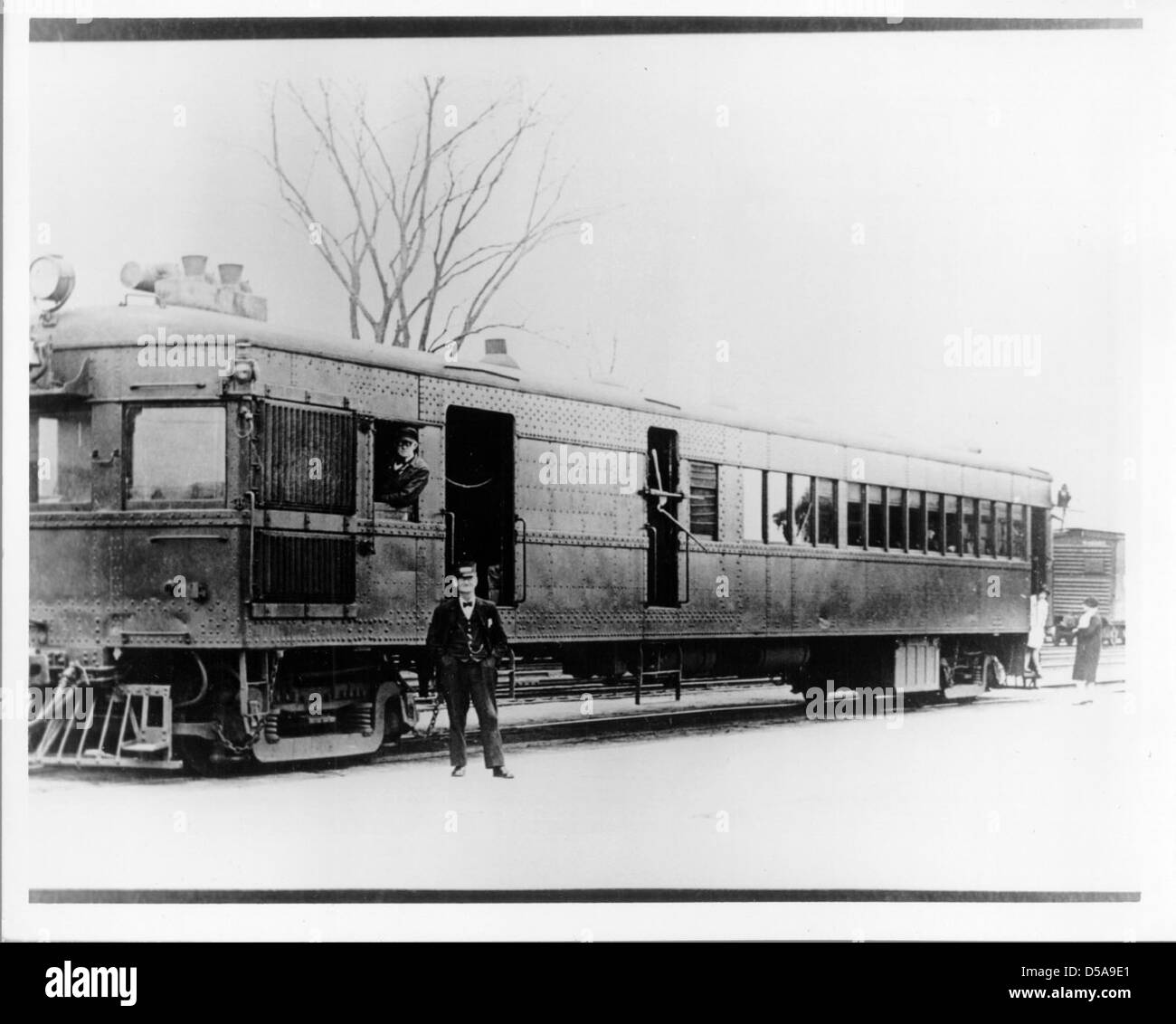 A Brill Car, a type of early 20th-century streetcar, is shown with ...