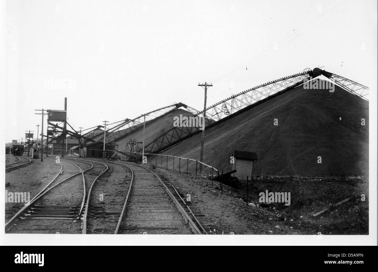 Coal Storage Yard, Middletown Stock Photo - Alamy