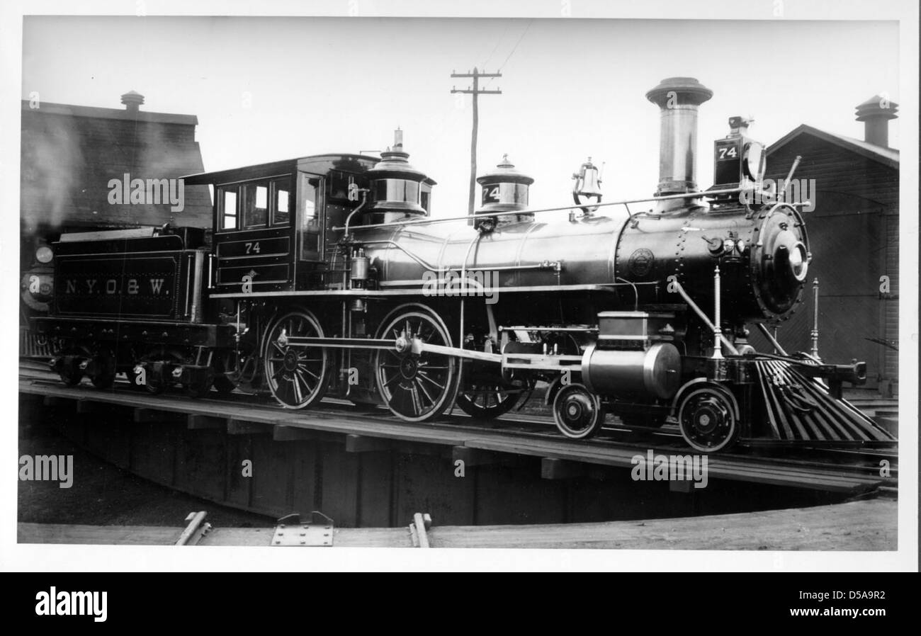 O&W Engine #74 - Mother Hubbard, Class C #1130 Stock Photo - Alamy