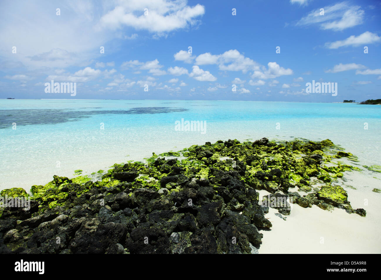sea landscape blue water and reef Stock Photo - Alamy