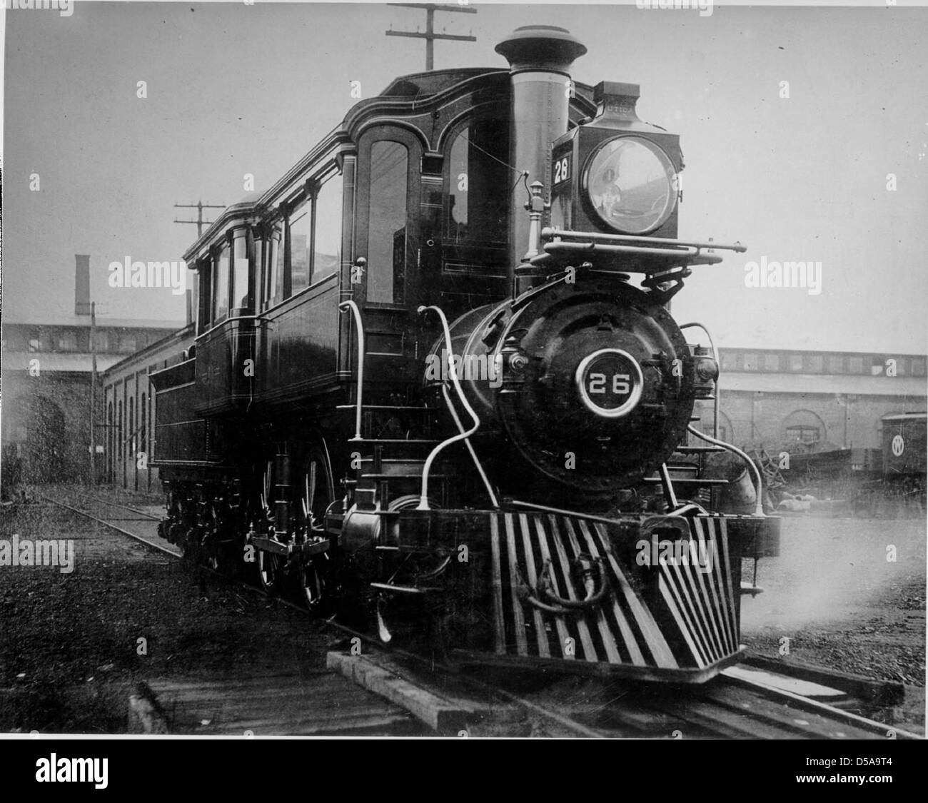 A photograph of an inspection car used by the New York, Ontario, and ...