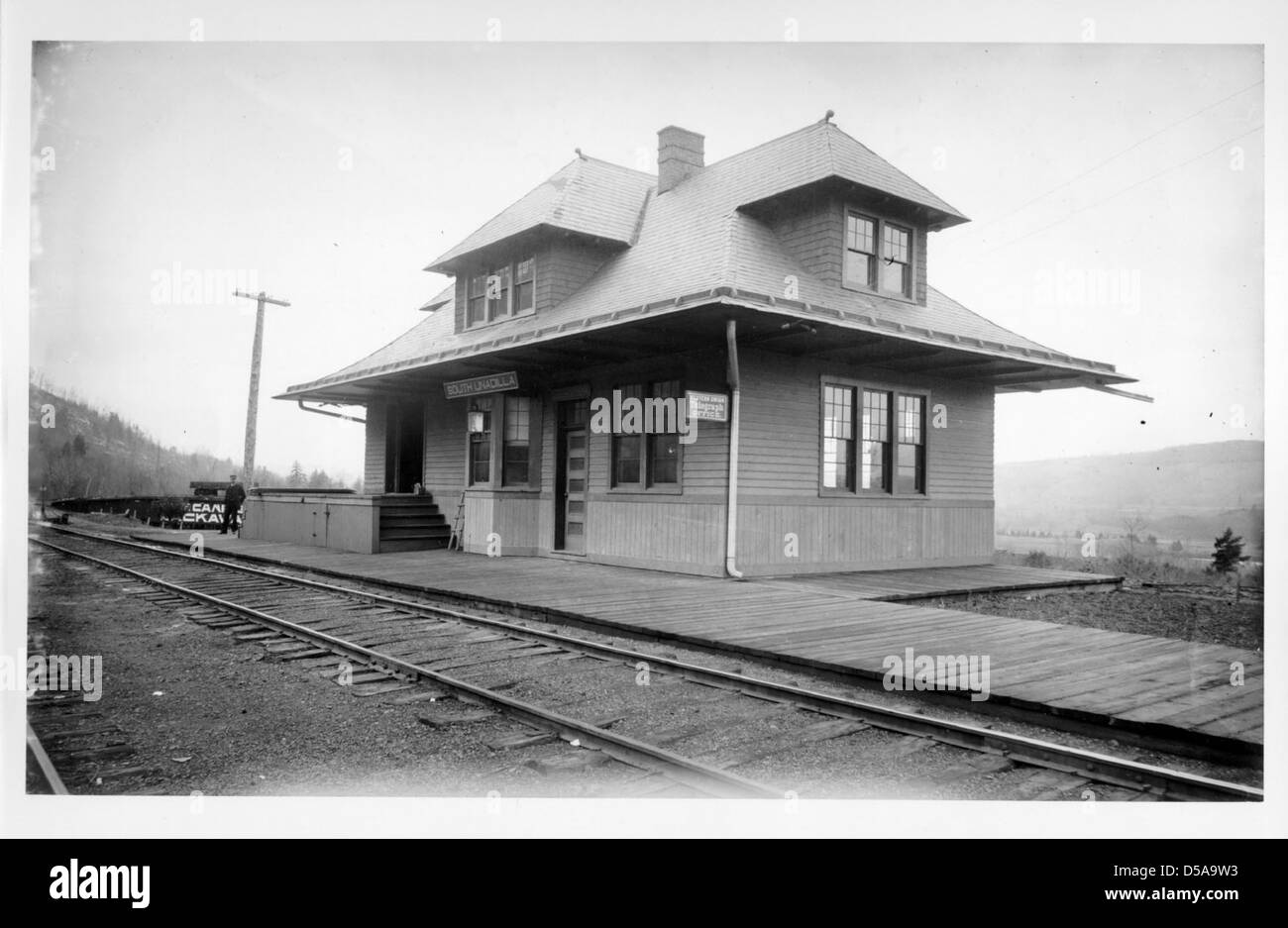 A photograph of the Southern Unadilla Railroad Station, part of the New ...