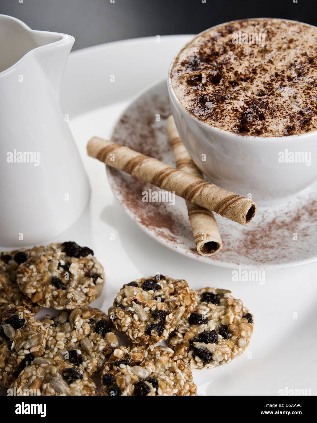 Coffee and Biscuits Stock Photo - Alamy