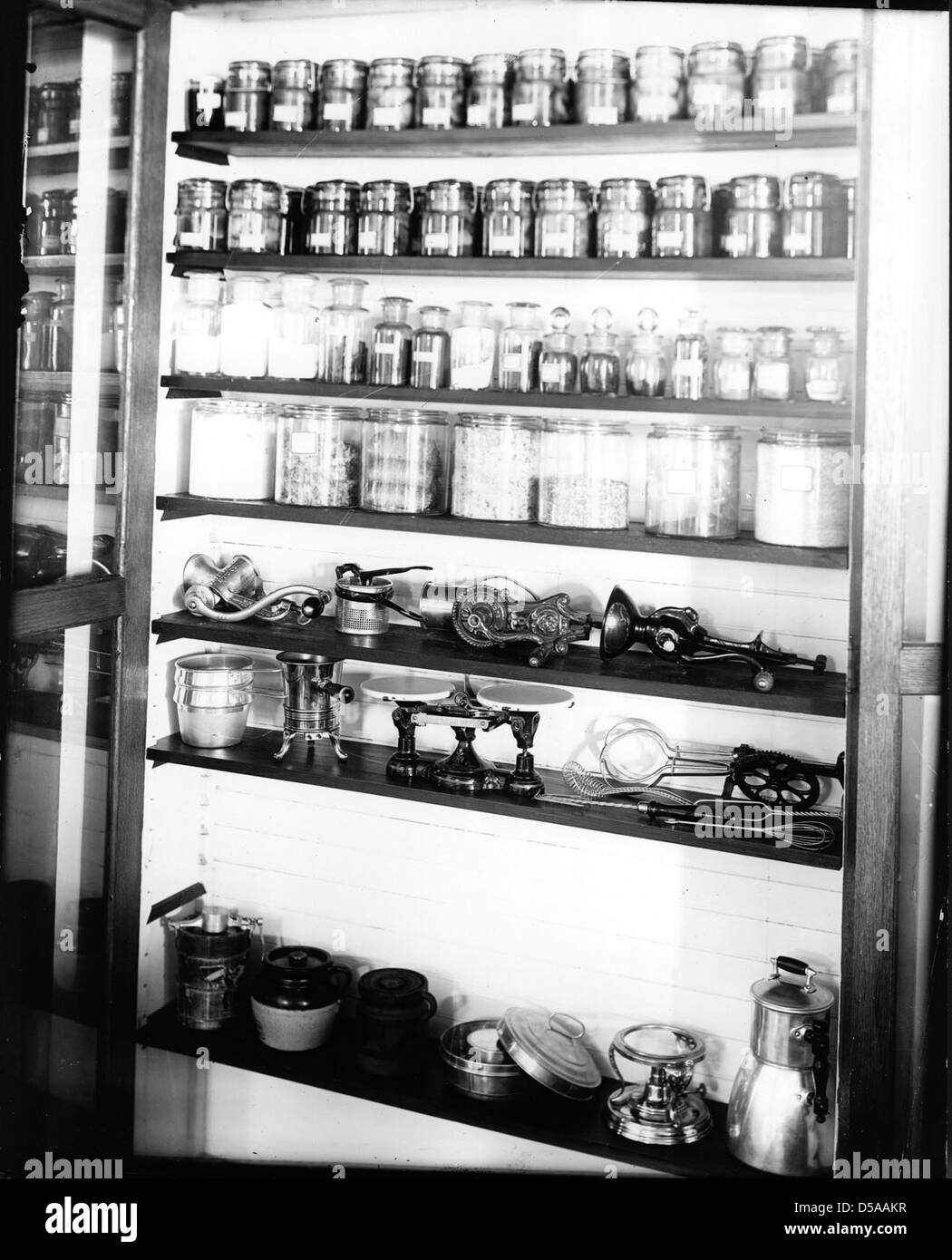 Display of canning equipment, 1922. Troy photo Stock Photo - Alamy