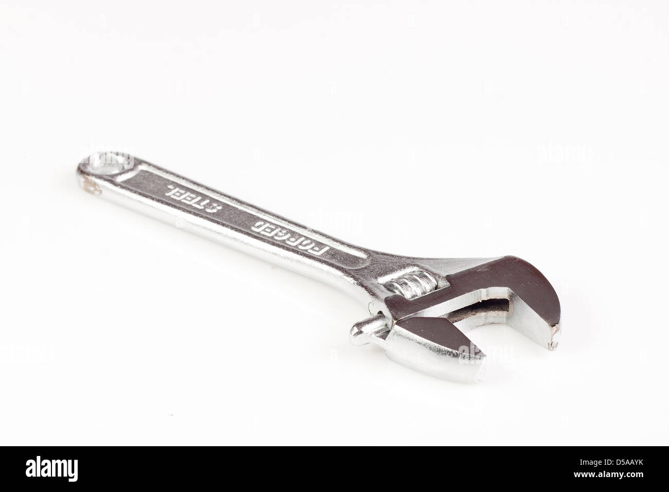 Spanner isolated on white background Stock Photo - Alamy