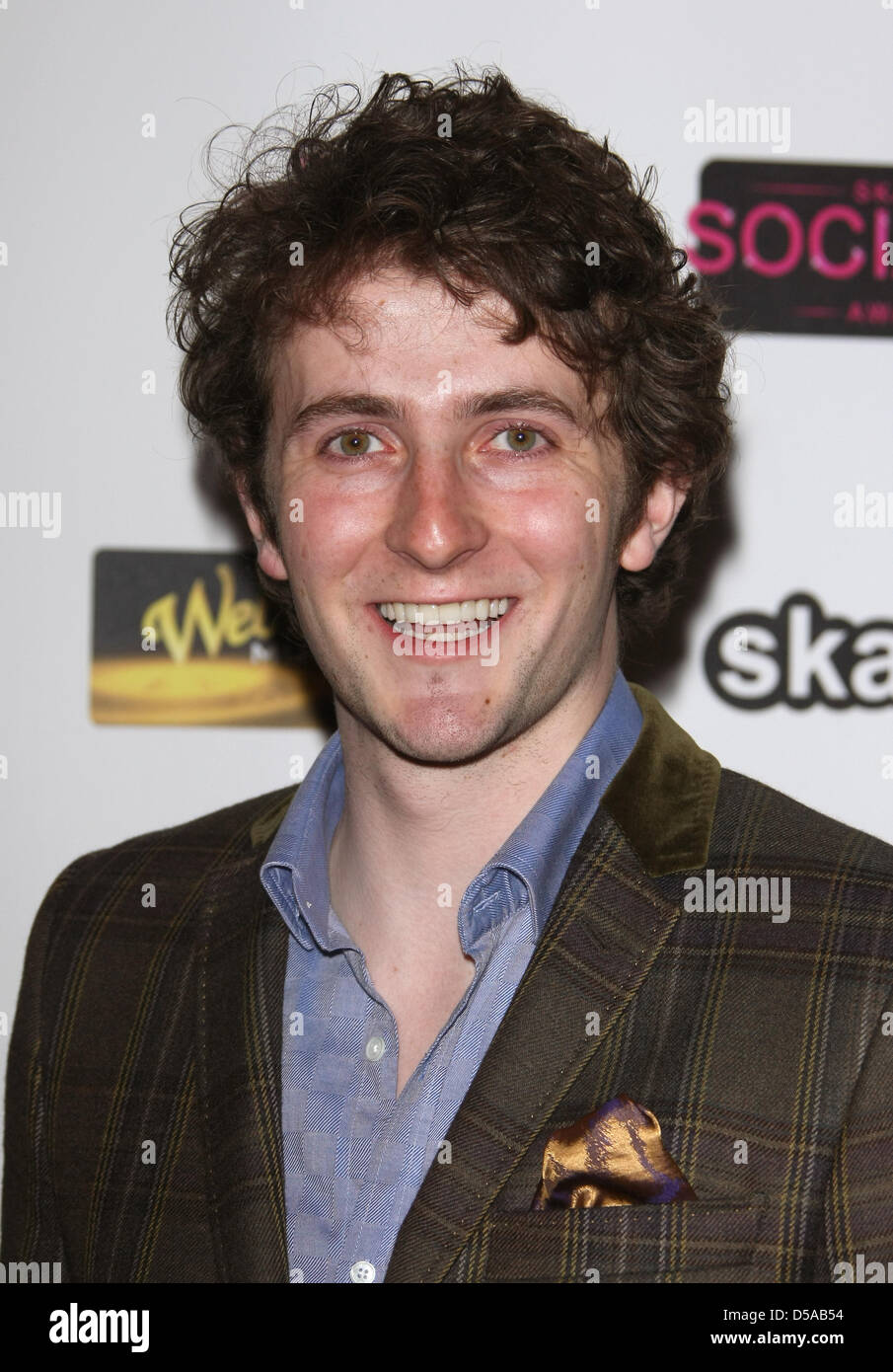 TOM SCURR SKATTA SOCIAL TV AWARDS BAFTA LONDON ENGLAND UK 27 March 2013 ...