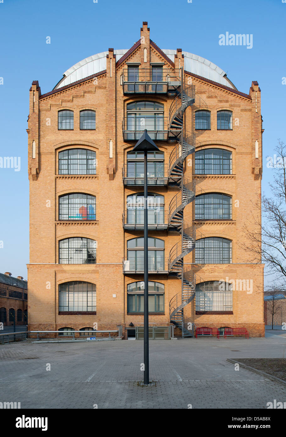 Berlin, Germany, the buildings of the former cable factory Oberspree ...