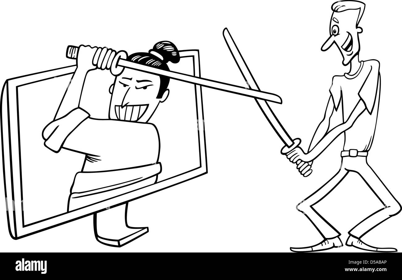 Fighting Funny Picture Cartoons