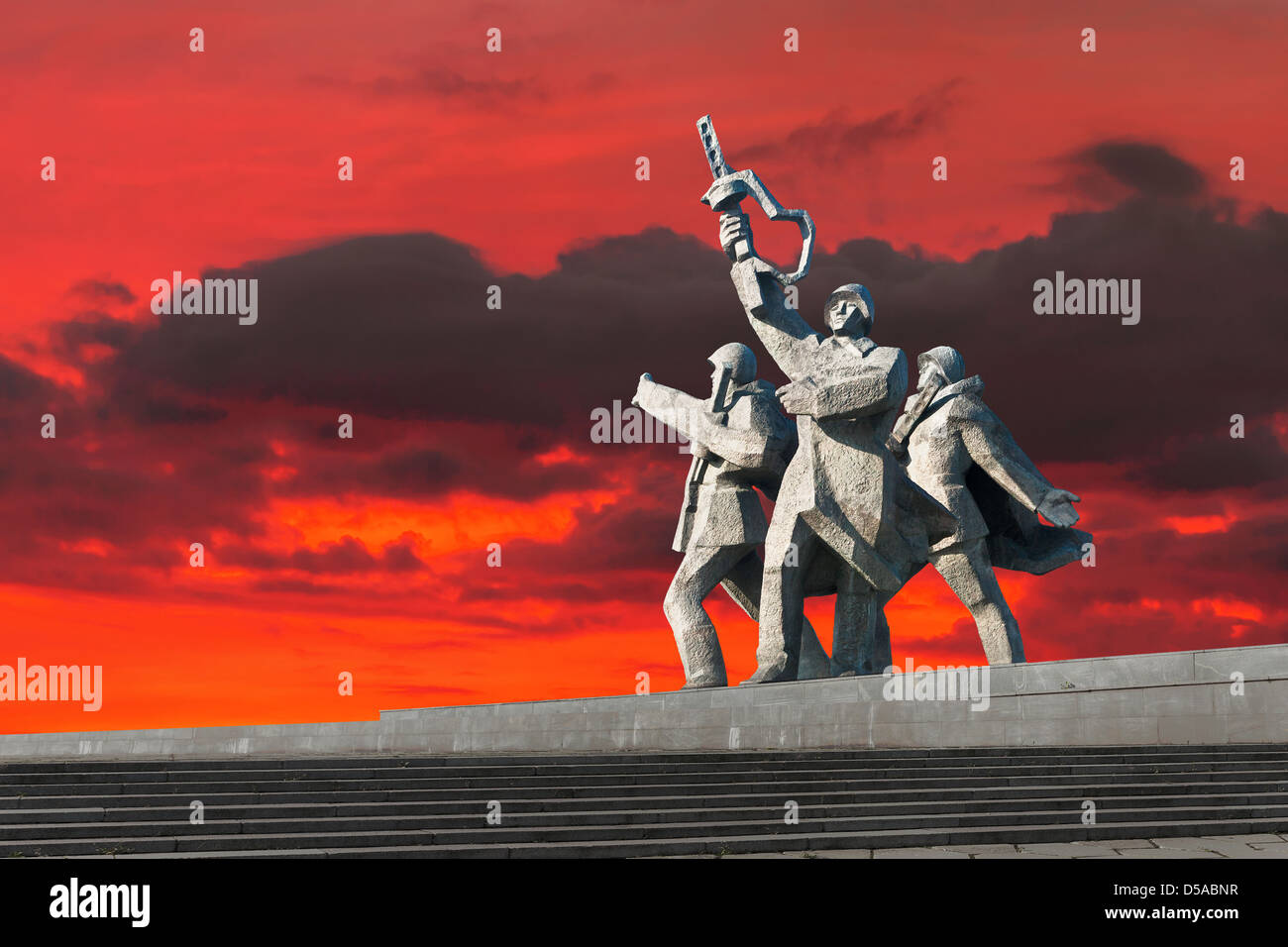 World War II Victory Monument to Soviet Army in Riga Stock Photo - Alamy