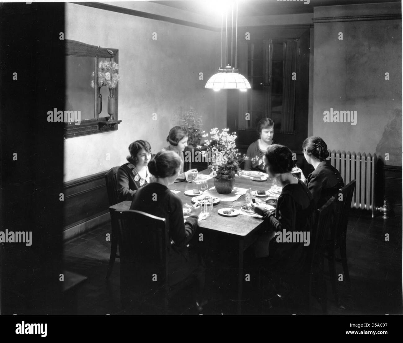 A photograph of the dining room in an apartment located in the Home ...