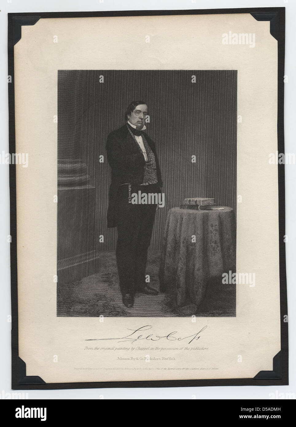 A popular print of Lewis Cass, an American politician and diplomat ...