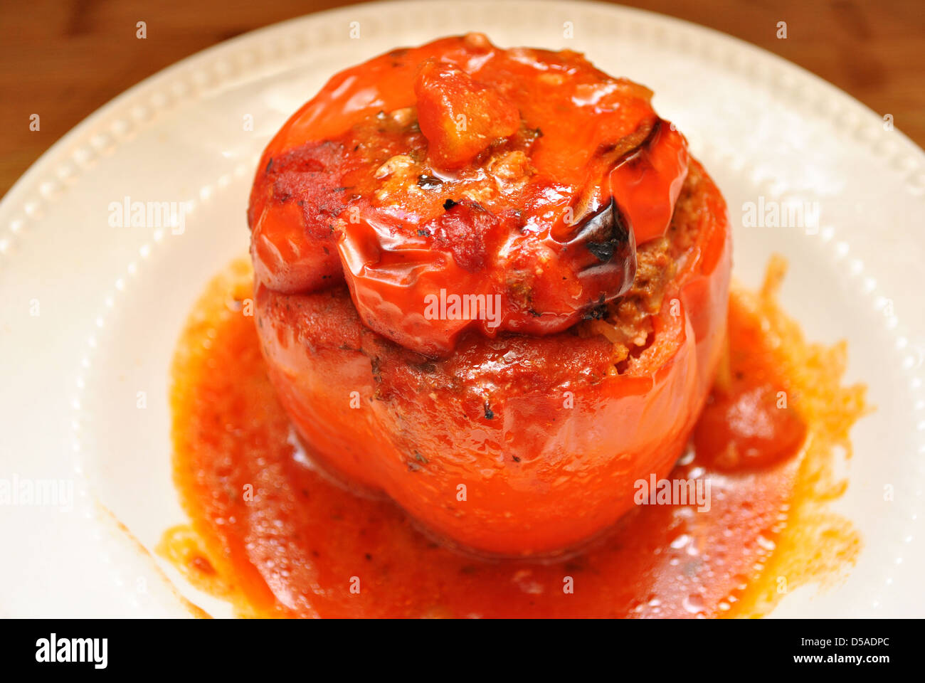 Delicious stuffed peppers baked hi-res stock photography and images - Alamy