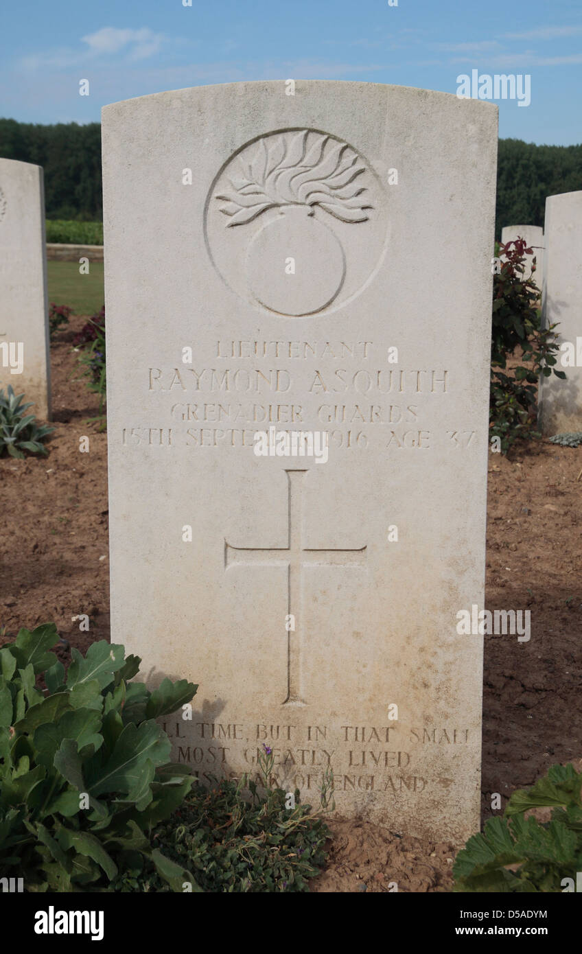H h asquith grave hi-res stock photography and images - Alamy