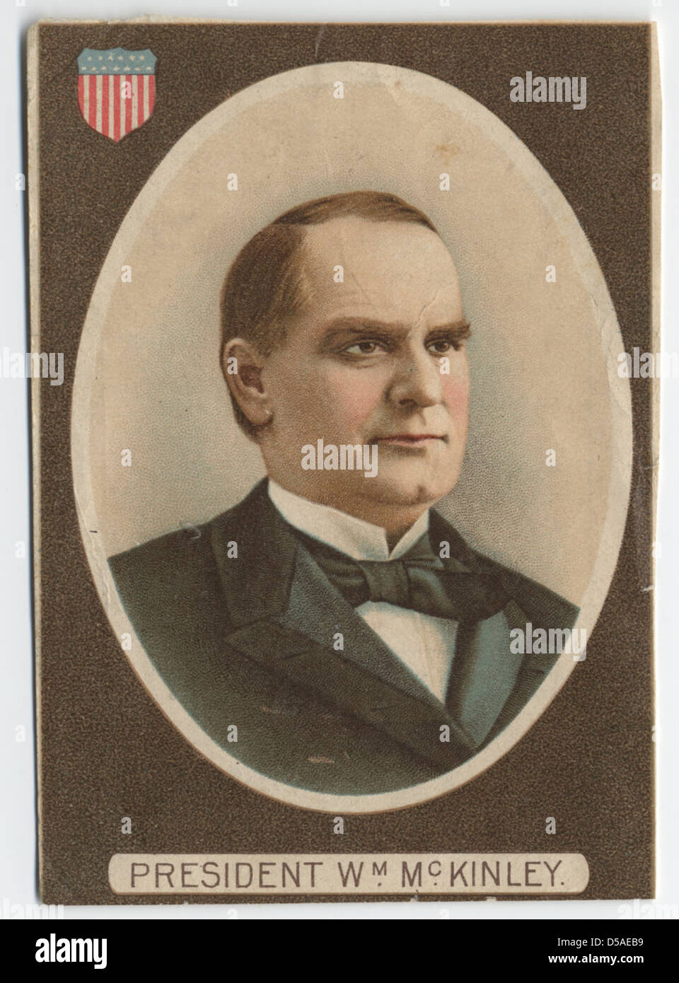 A handbill featuring a portrait of William McKinley, U.S. President ...