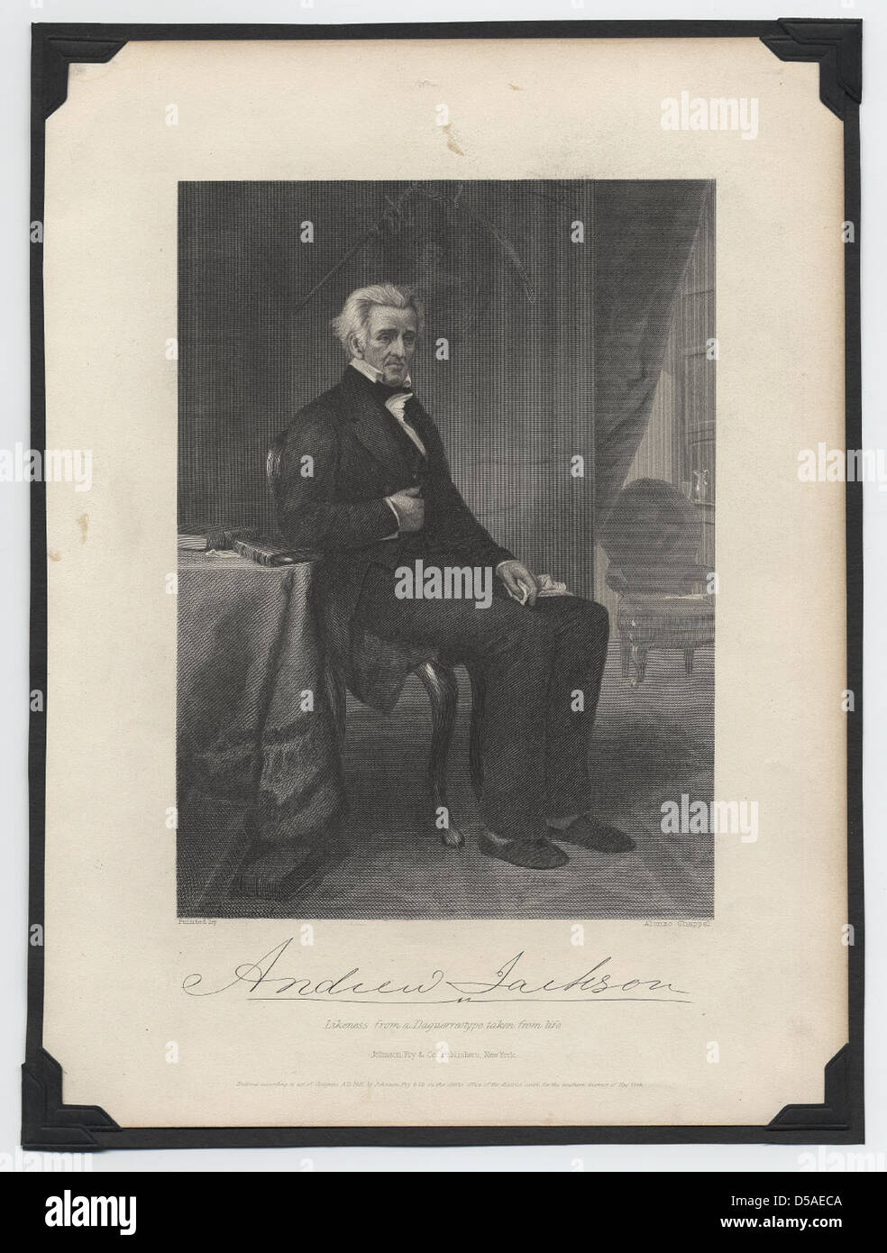 A collection of popular prints commemorating Andrew Jackson ...