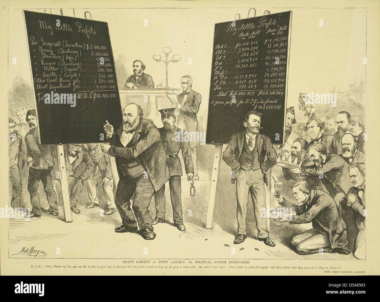 Corruption cartoon hi-res stock photography and images - Alamy