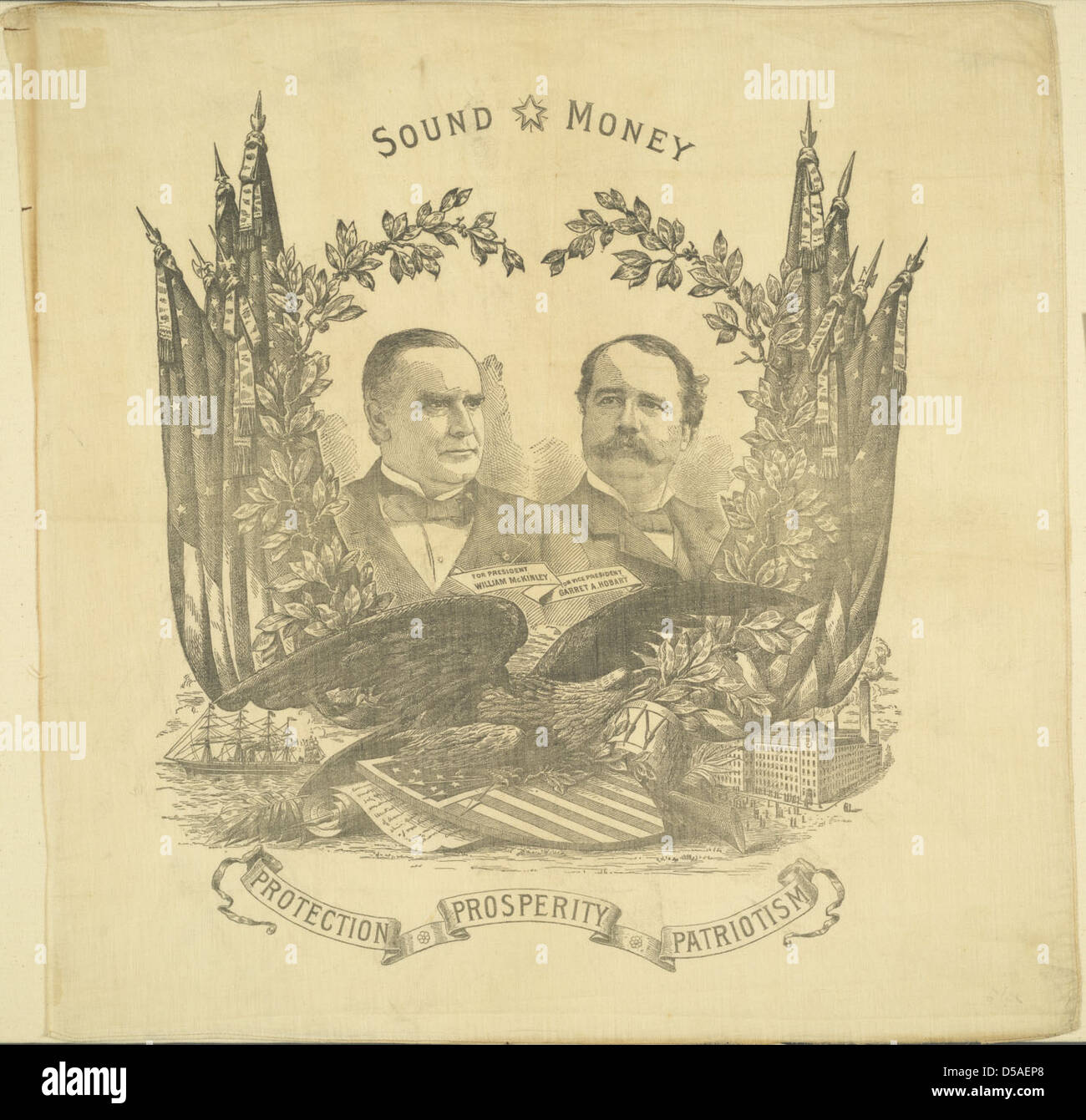This promotional material from the 1896 U.S. presidential election ...