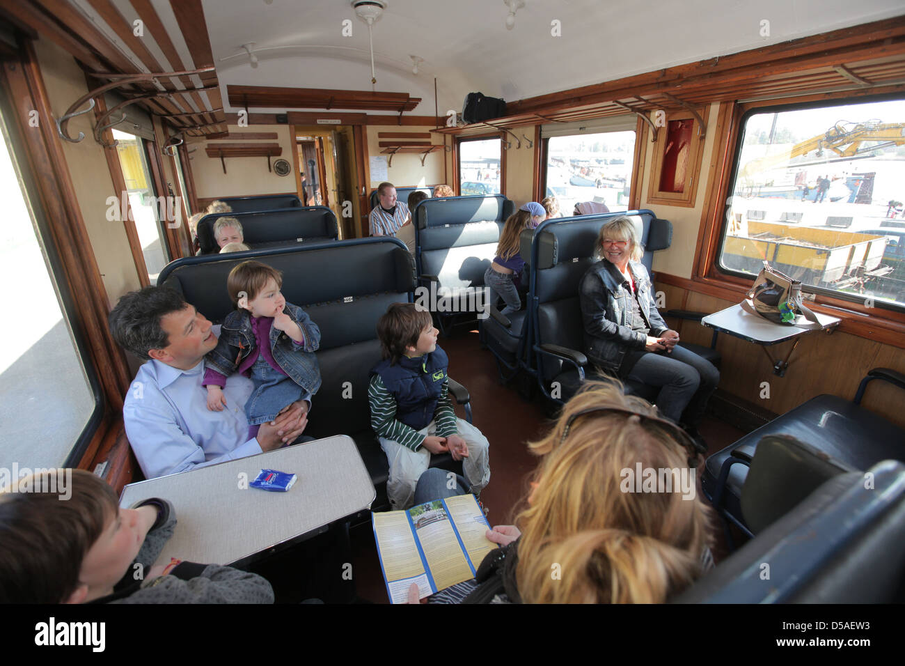 Family train compartment germany hi-res stock photography and images ...