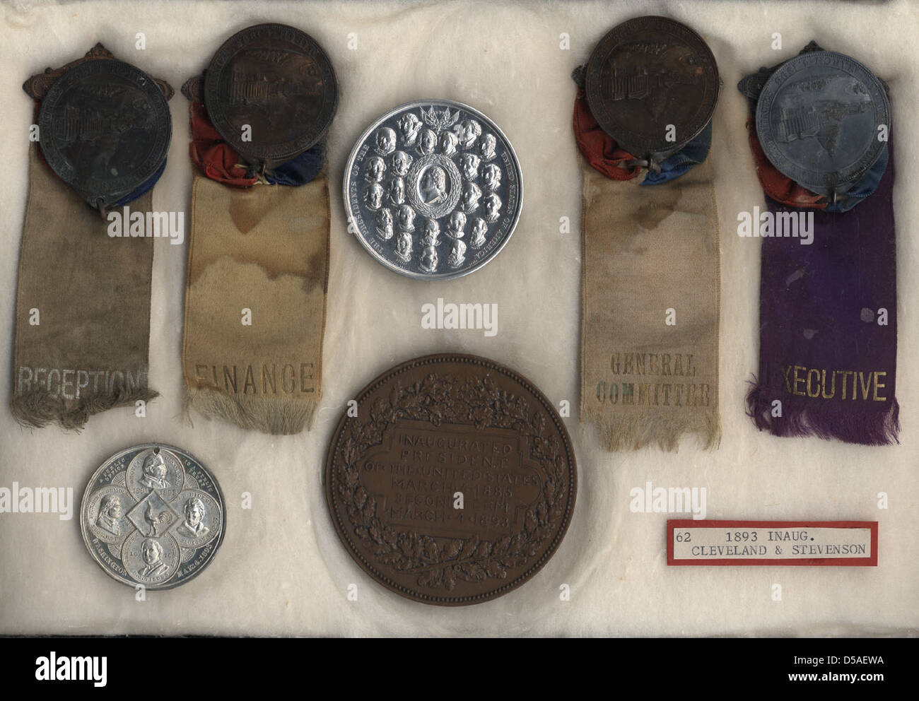 A collection of inaugural items from the 1893 inauguration of Grover ...