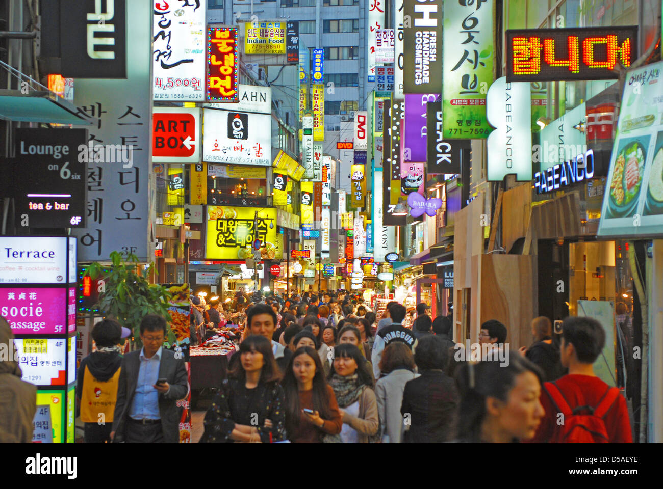 Myeongdong High Resolution Stock Photography and Images - Alamy