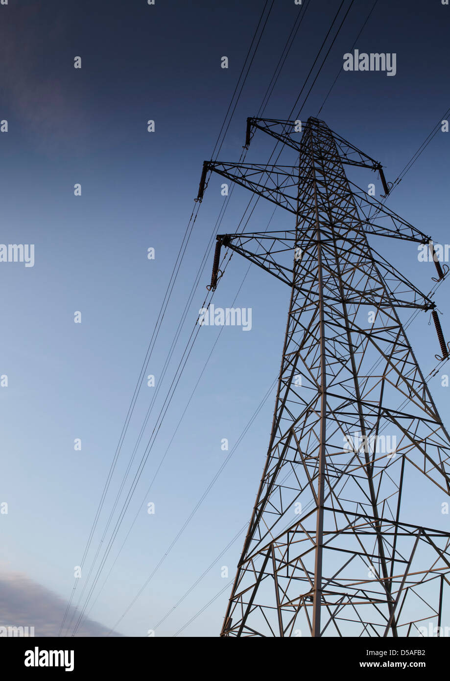 Electricity pylon in the Norfolk Countryside, UK Stock Photo - Alamy