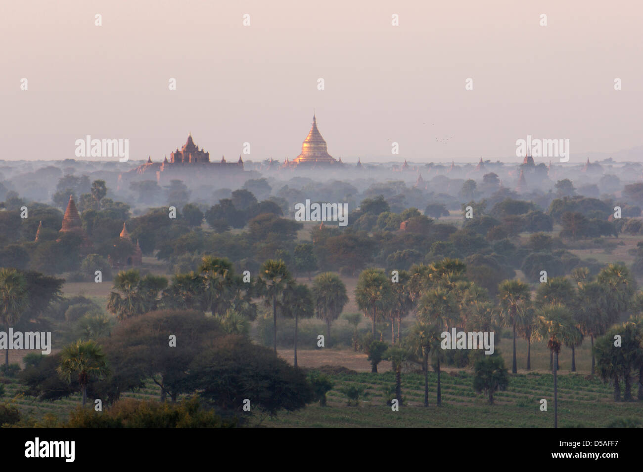 Aerial views of Bagan Myanmar Stock Photo - Alamy