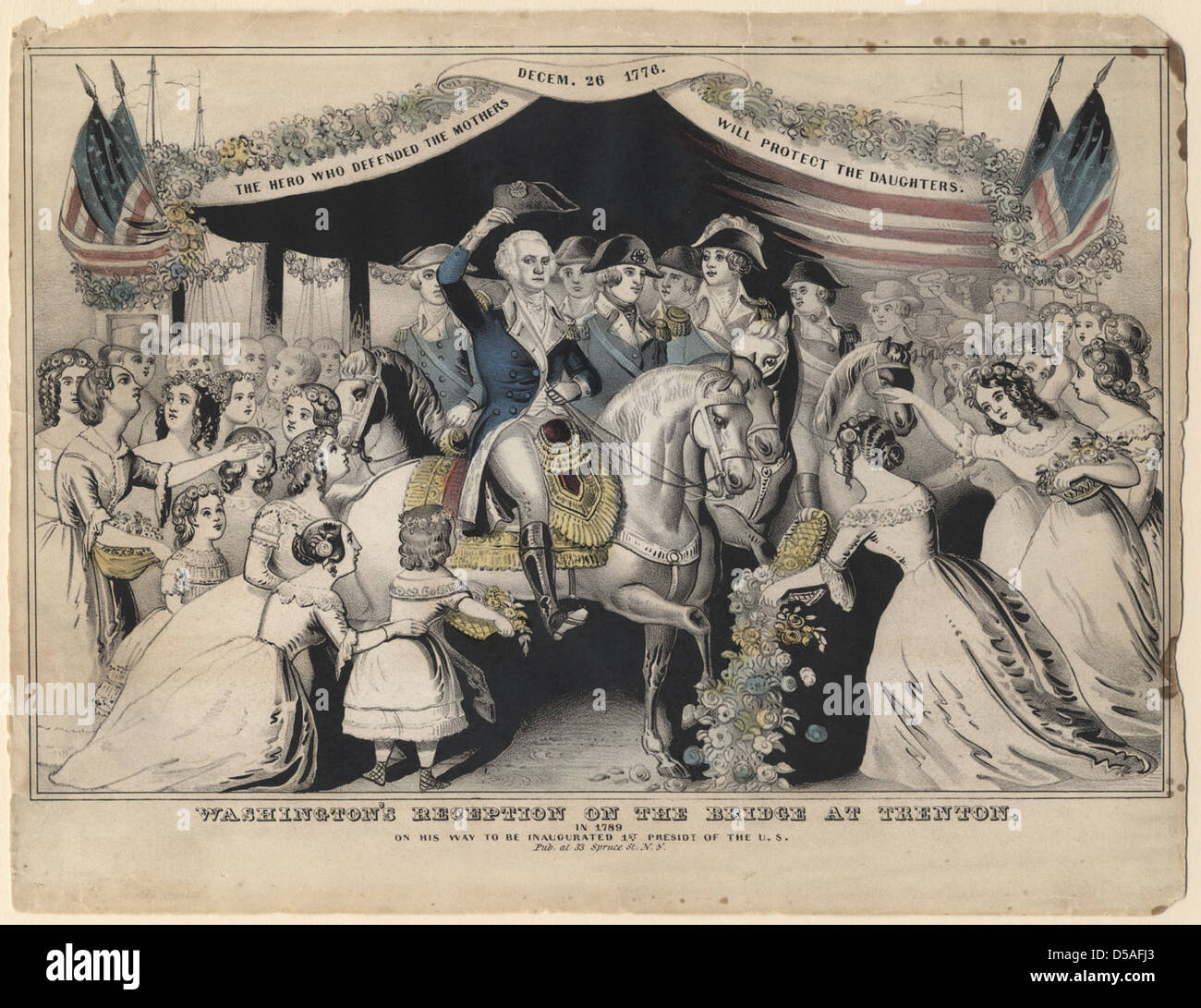 George washington at trenton hi-res stock photography and images - Alamy