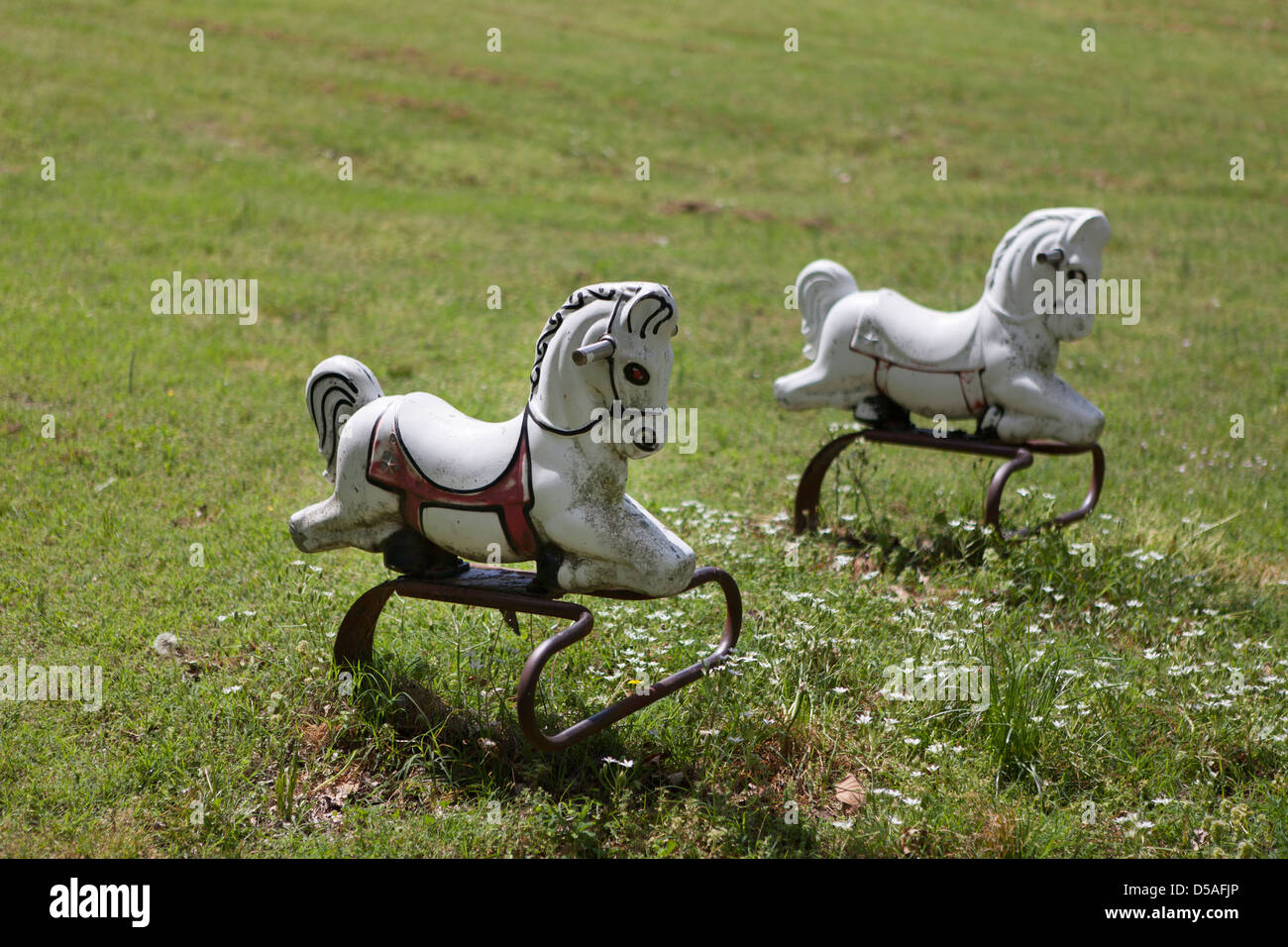A vintage horse ride-on toy, Baxter Springs Heritage Center & Museum ...