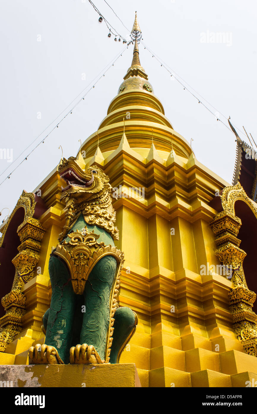 Singha statue hi-res stock photography and images - Alamy