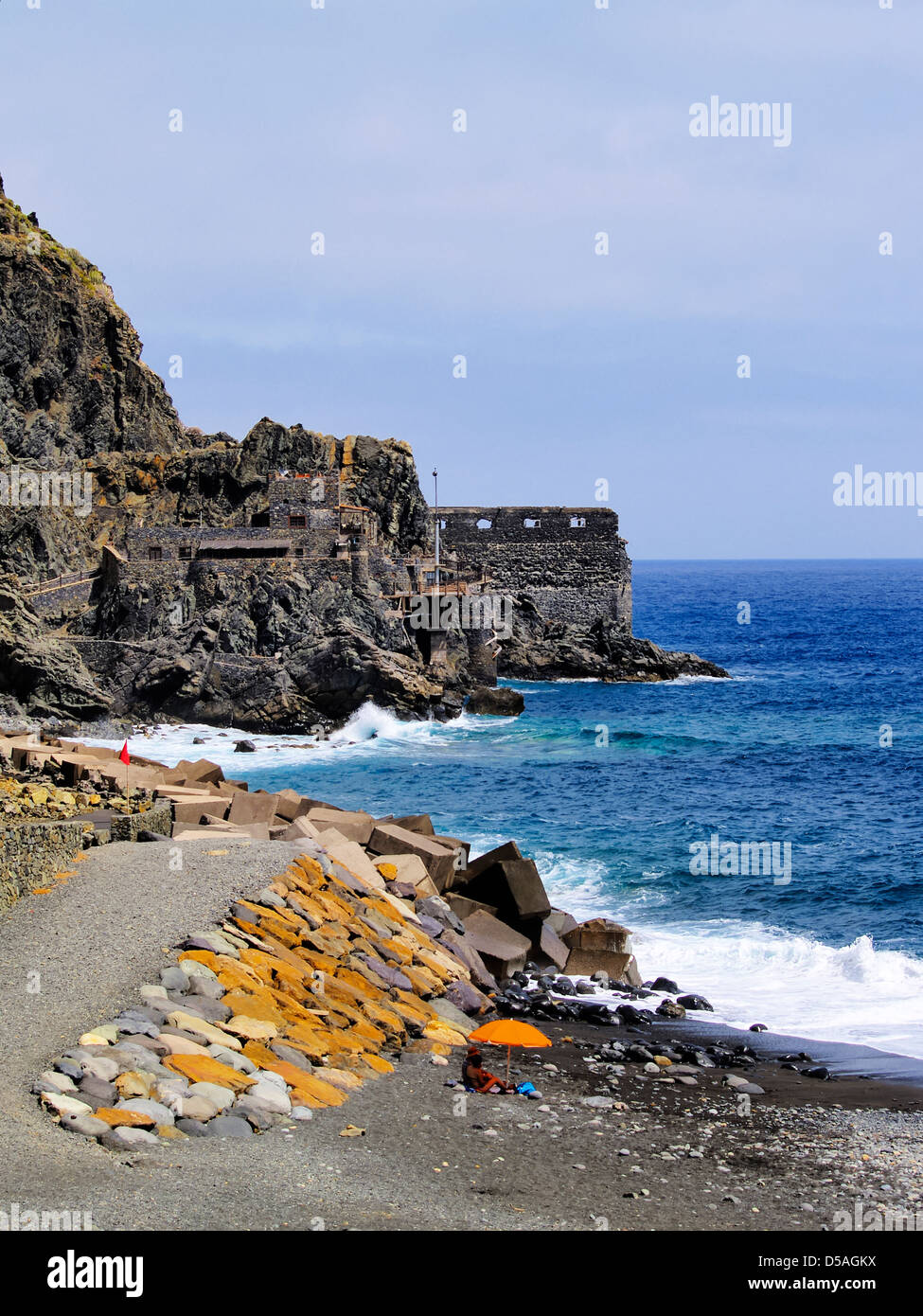 Castel del Mar(Sea Castel), La Gomera, Canary Islands, Spain Stock ...