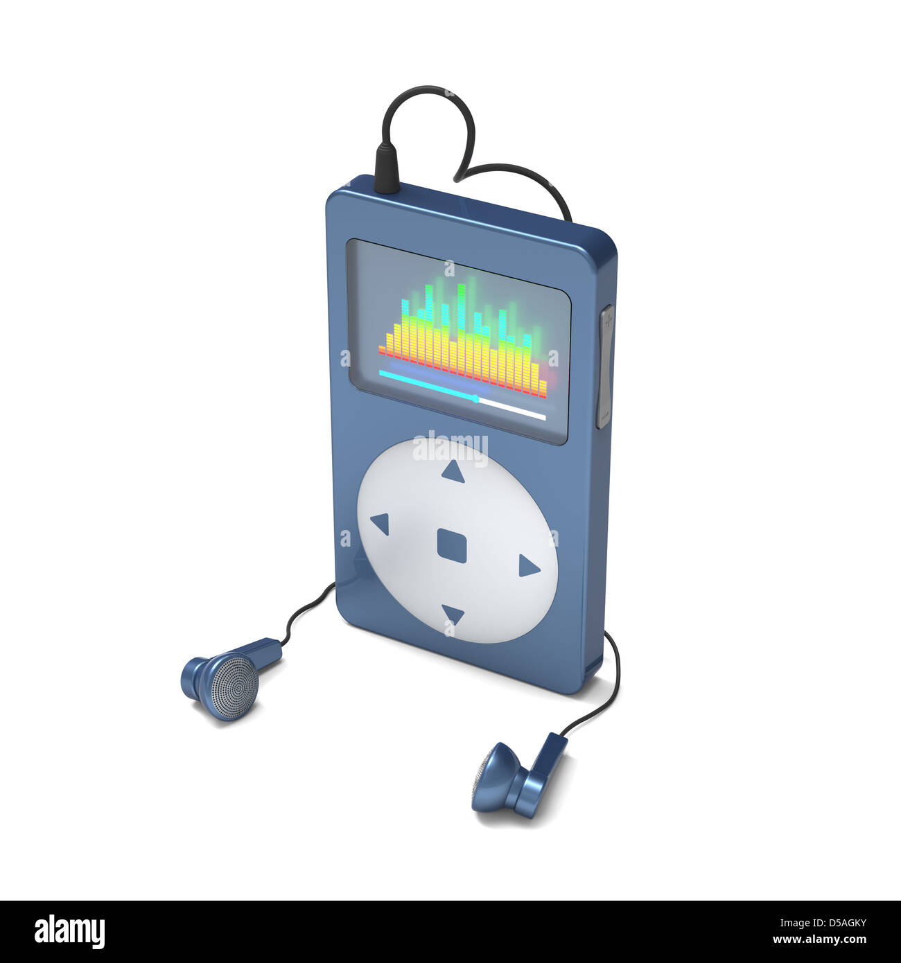 Blue equalizer digital sound Cut Out Stock Images & Pictures - Alamy