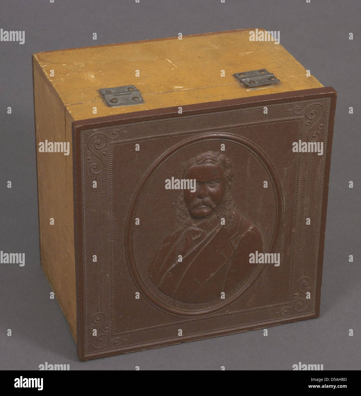 A portrait of General Chester A. Arthur, accompanied by a collar and ...