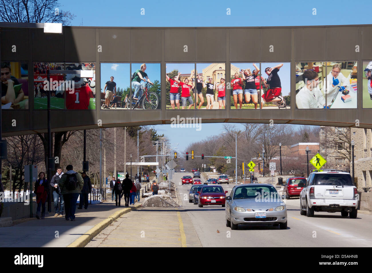 Normal Road on Northern Illinois University Campus. DeKalb, Illinois ...