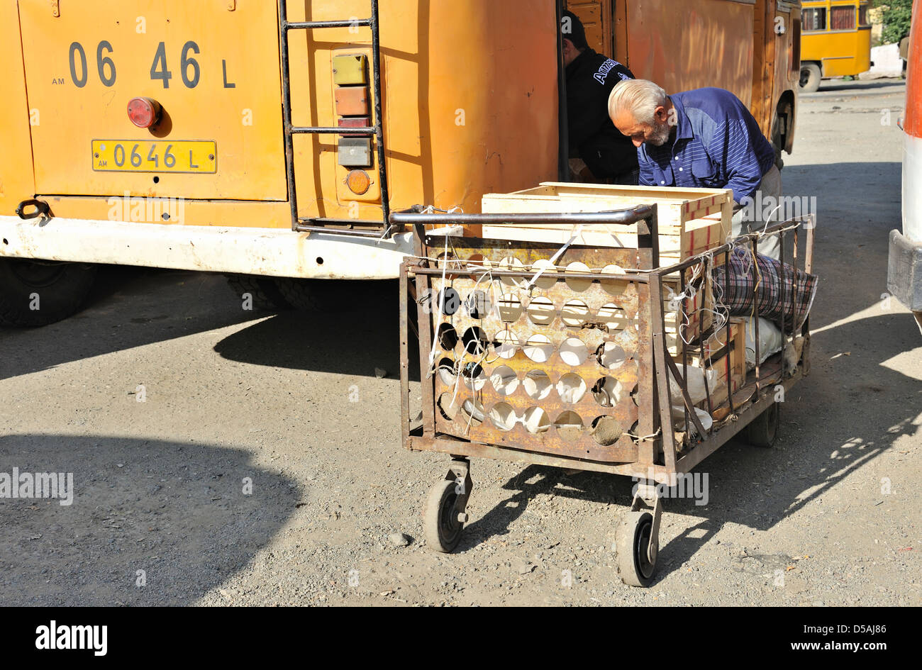 Bus loading station hi-res stock photography and images - Alamy