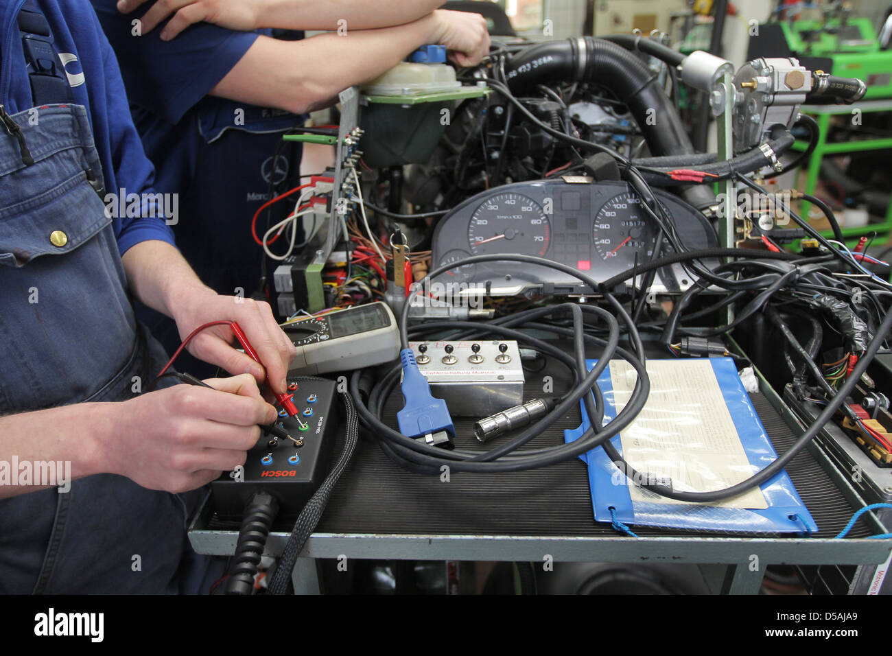 Flensburg, Germany, at the Chamber of Automotive Mechatronics Flensburg ...