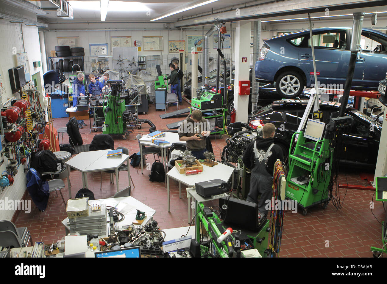 Flensburg, Germany, at the Chamber of Automotive Mechatronics Flensburg ...