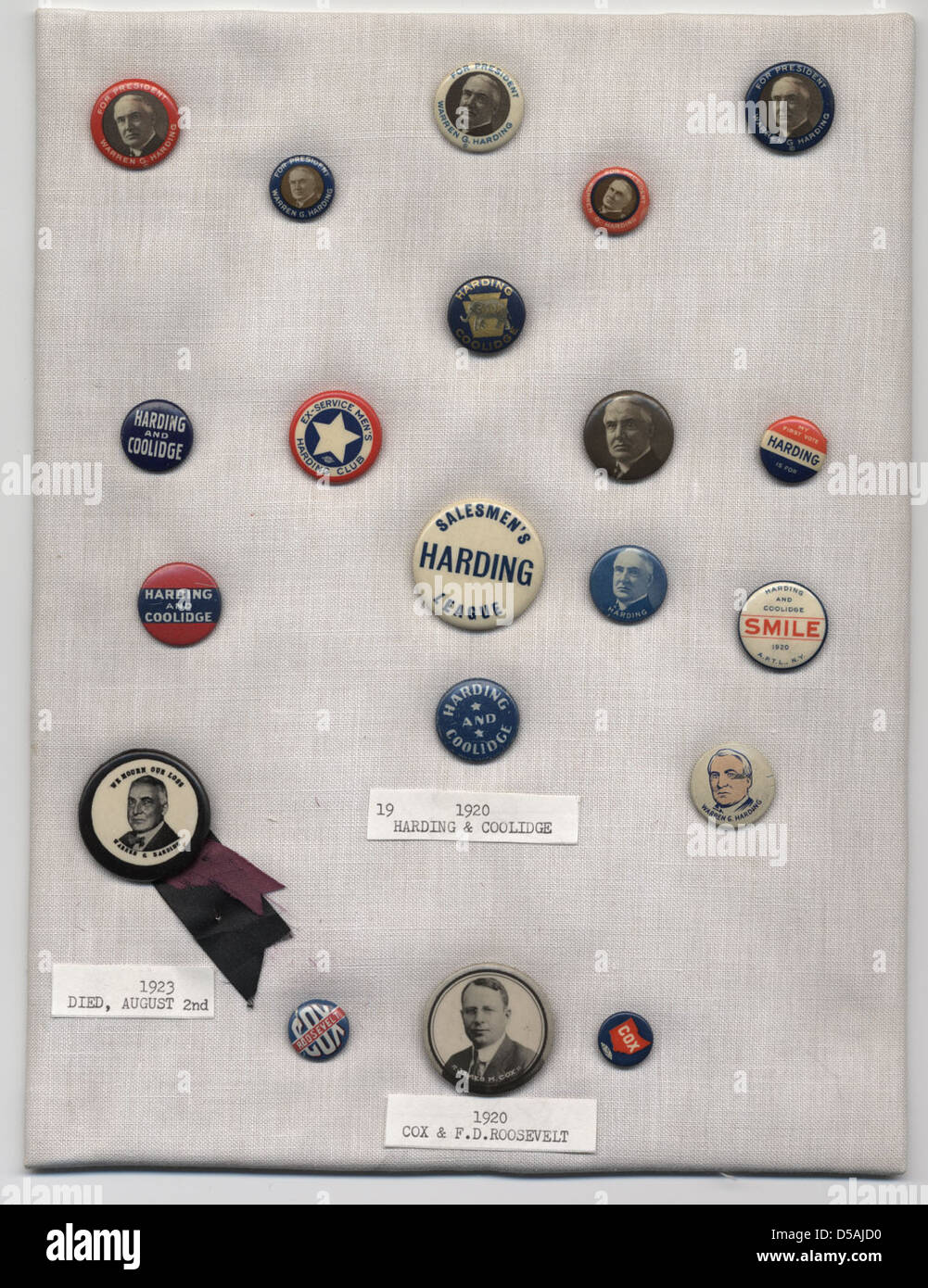 Harding & Coolidge Stock Photo - Alamy