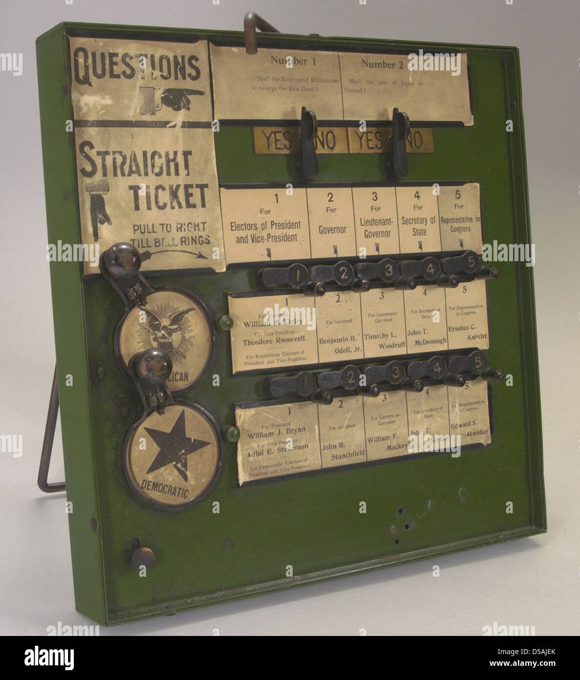 Voting machine vintage hi-res stock photography and images - Alamy