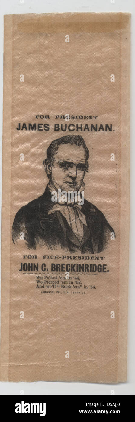 James buchanan and john breckinridge hi-res stock photography and ...