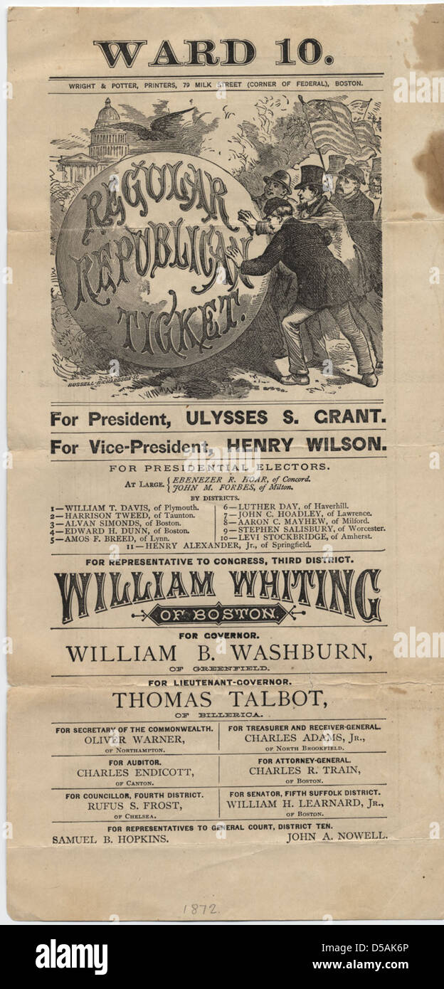 1880politicalposters hi-res stock photography and images - Alamy