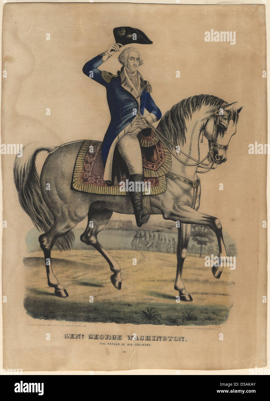 Portrait of general george washington hi-res stock photography and ...